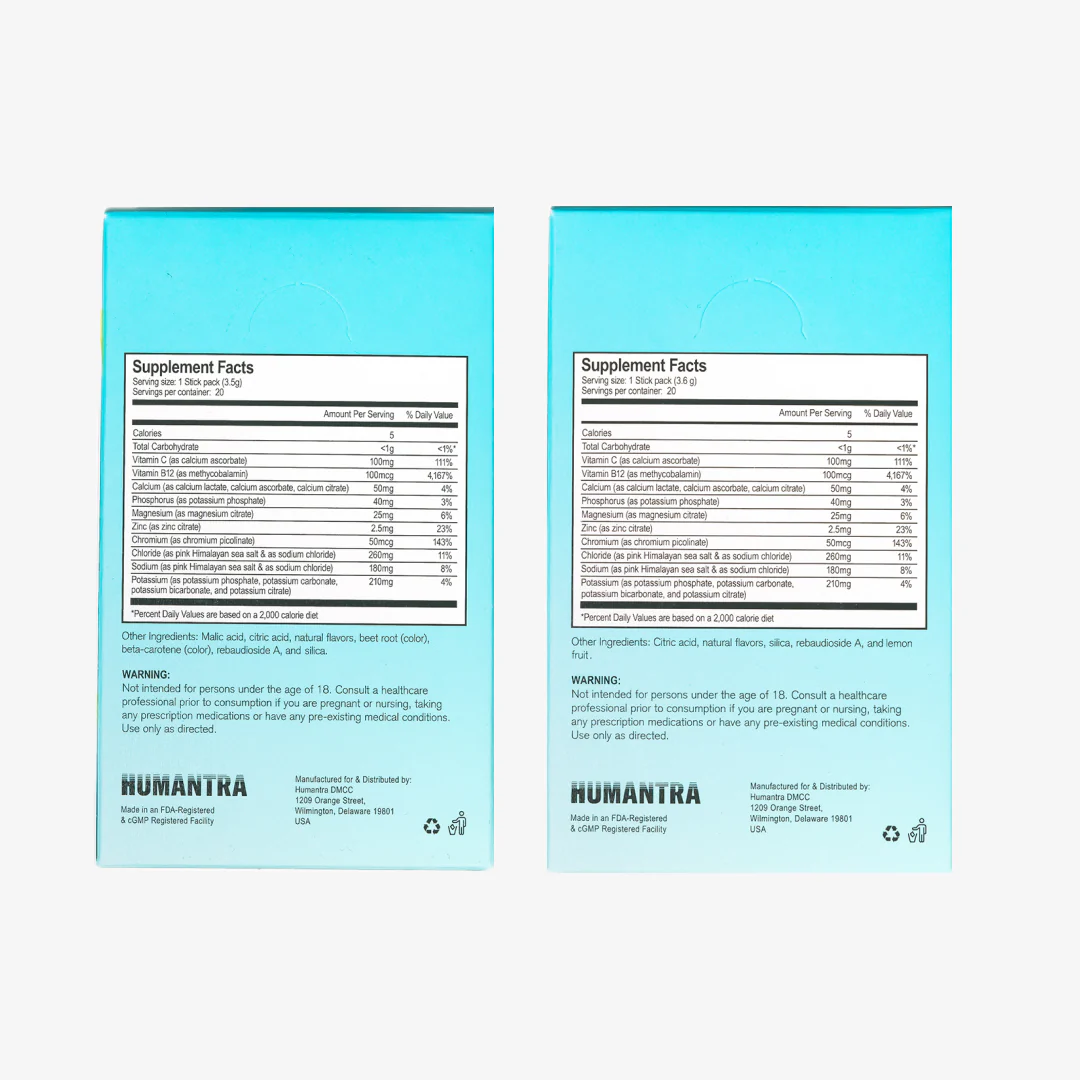 Humantra Electrolyte Pack - Himalayan Lime + Berry | Feelvaleo
