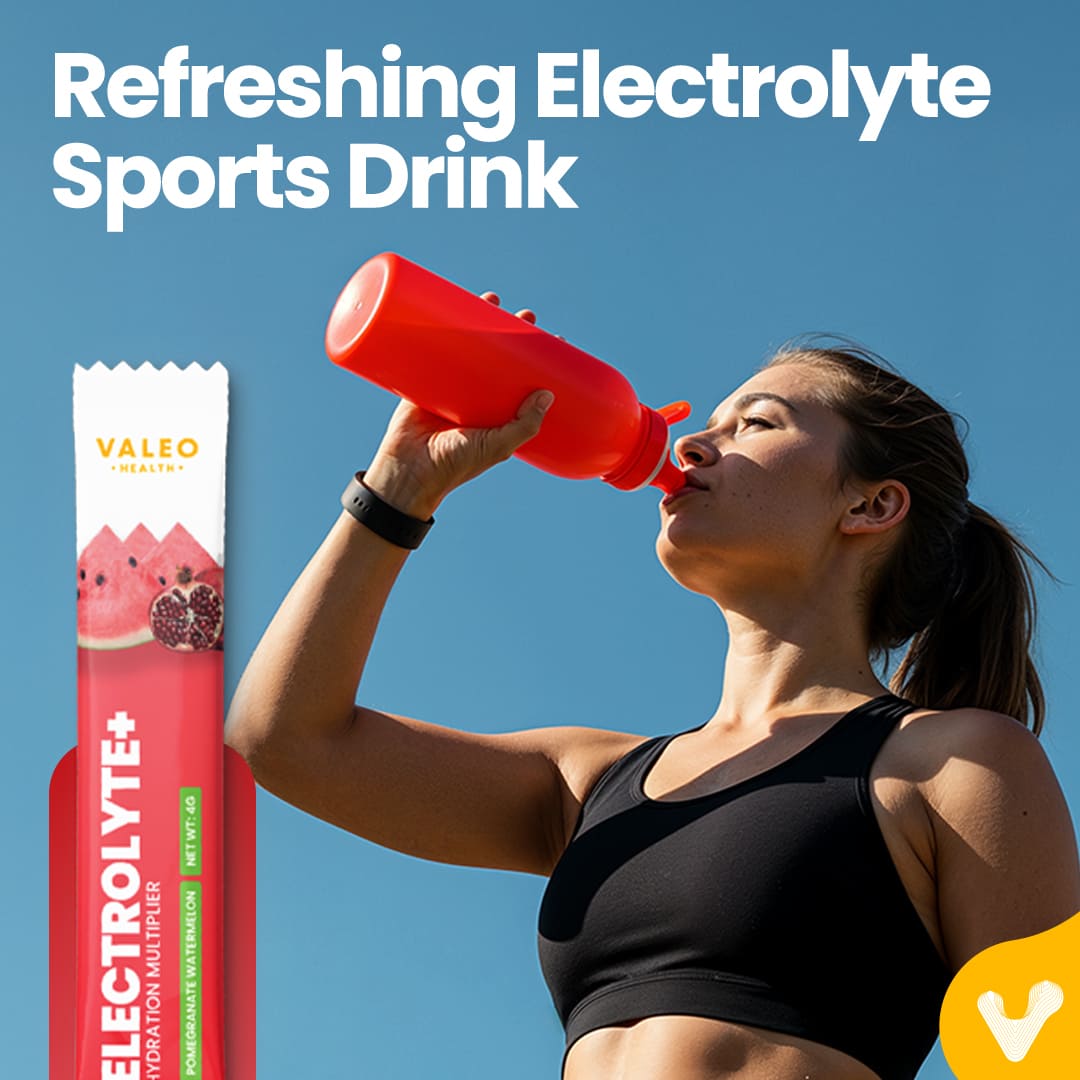 Valeo Hydration Electrolyte+ | 20 Stick Packs | Feelvaleo