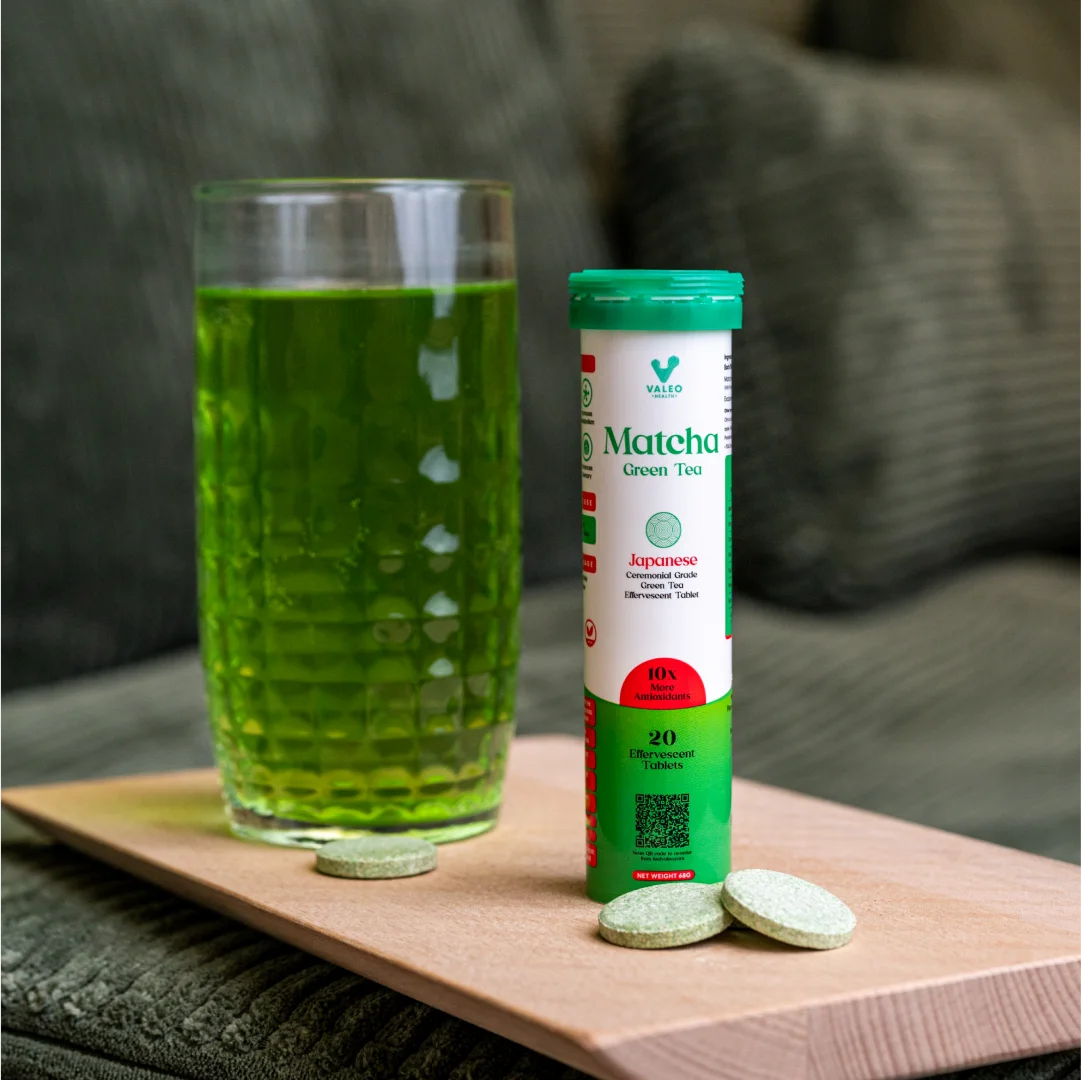 Buy Valeo Matcha Green Tea Effervescent Tabs (20) in UAE | Dubai, Abu Dhabi